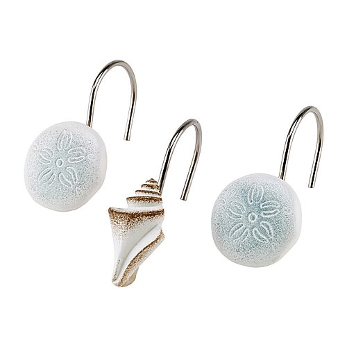 Click here for Avanti Farmhouse Shell Shower Curtain Hooks prices