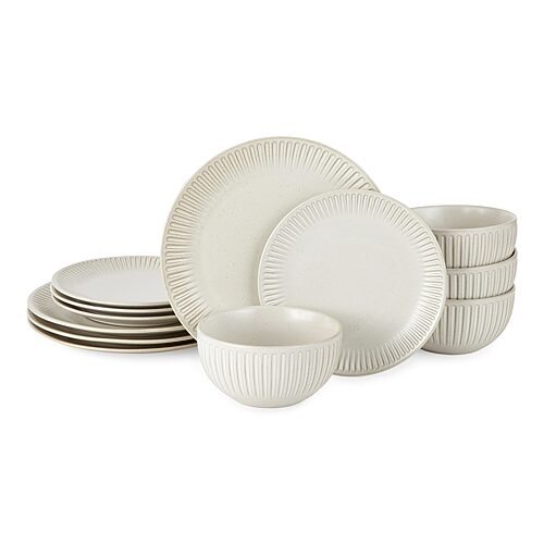 Click here for Linden Street Hayward Stoneware 12-pc. Dinnerware... prices