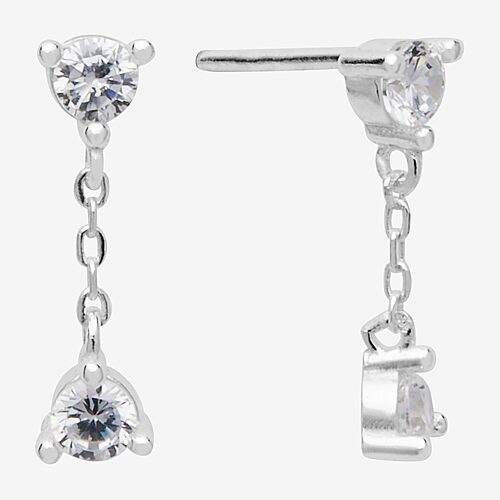 Click here for Itsy Bitsy Womens Cubic Zirconia Sterling Silver D... prices