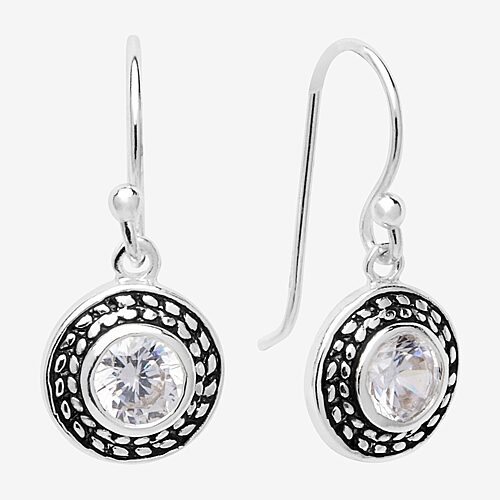 Click here for Silver Treasures Womens Cubic Zirconia Sterling Si... prices