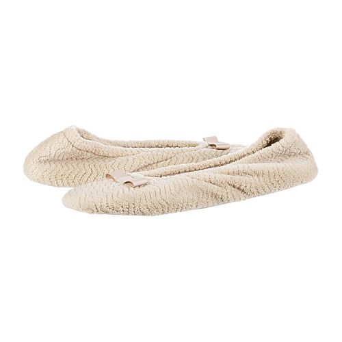 Click here for Isotoner Womens Ballerina Slippers  Medium  Beige prices