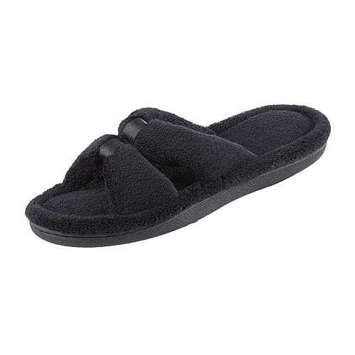Click here for Isotoner Womens Memory Foam Slip-On Slippers  6-7... prices