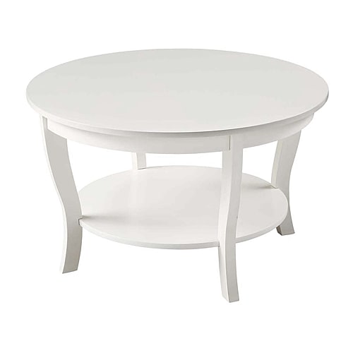 Click here for American Heritage Round Coffee Table  One Size  Wh... prices