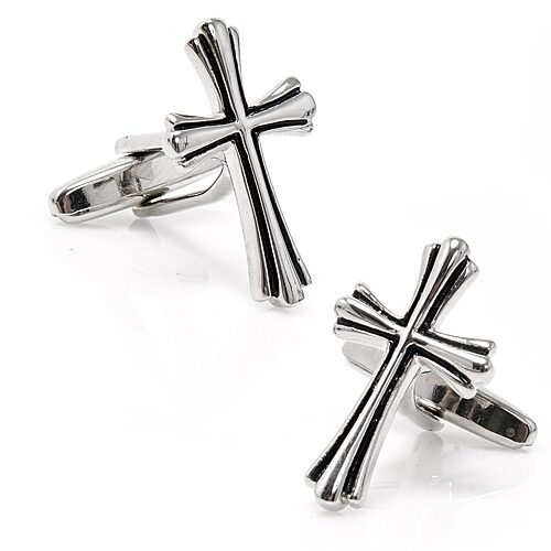 Click here for Cross Cufflinks  One Size  Silver prices