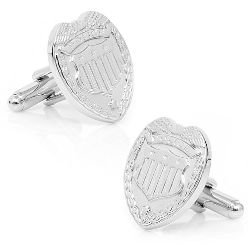 Click here for Police Badge Cufflinks  One Size  Silver prices
