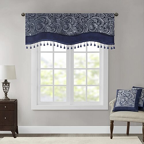 Click here for Madison Park Whitman Rod Pocket Scallop Valance  O... prices