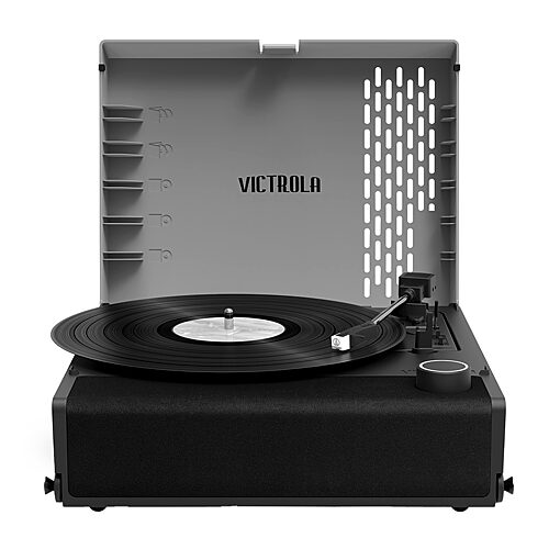 Victrola Revolution GO Portable Record Player  One Size  Gray