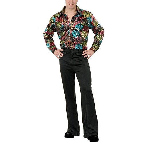 Click here for Mens Disco Costume  Large  Black prices
