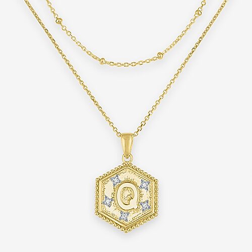 Click here for Intial A Womens Diamond Accent Natural White Diamo... prices