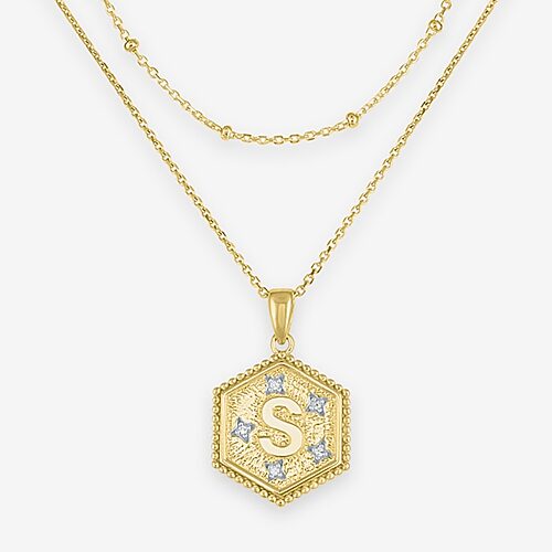 Click here for Intial A Womens Diamond Accent Natural White Diamo... prices