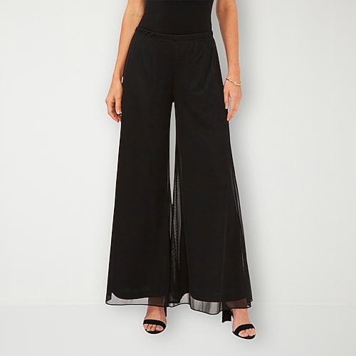 Click here for MSK Womens Mid Rise Wide Leg Palazzo Pant  Medium... prices