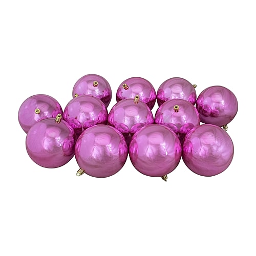 Click here for Northlight Magenta Pink Ball 12-pc. Christmas Orna... prices
