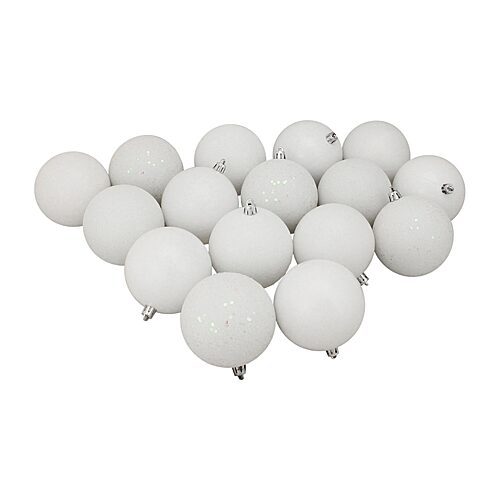 Click here for Northlight White 4-Finish Ball 16-pc. Christmas Or... prices