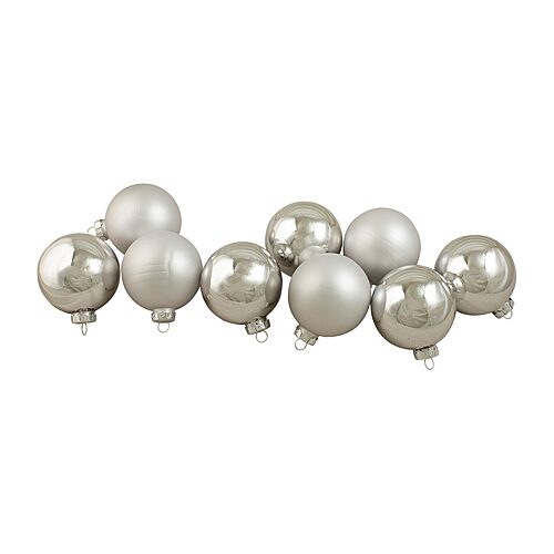 Click here for Northlight 2-Finish Glass Ball 9-pc. Christmas Orn... prices