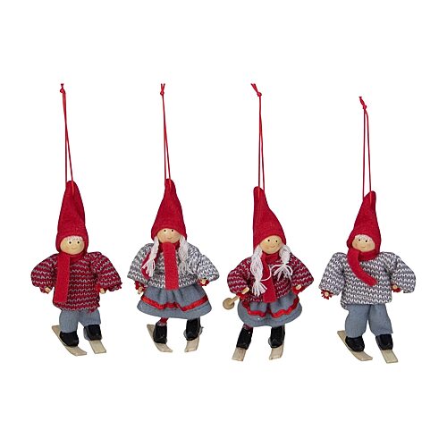 Click here for Northlight Skiing Kids 4-pc. Christmas Ornament  O... prices