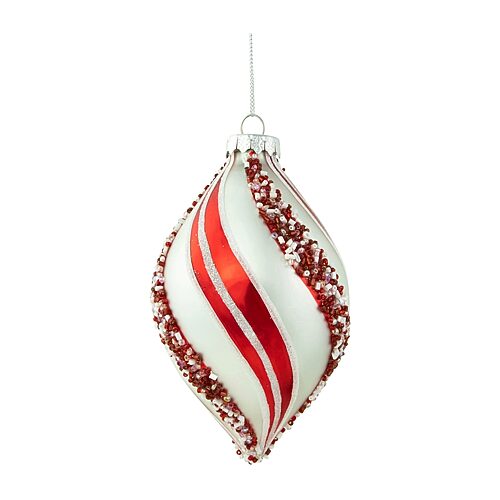 Click here for Northlight Striped Finial Glass 2-pc. Christmas Or... prices