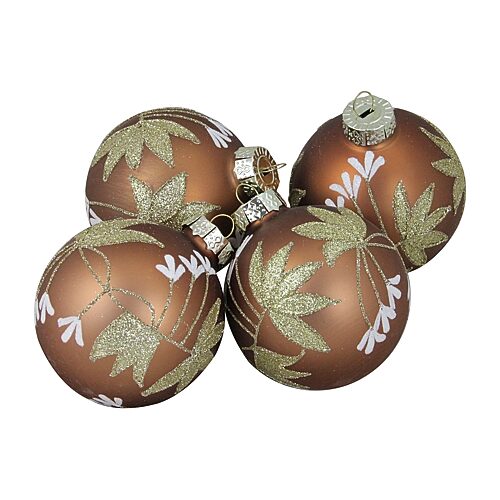 Click here for Northlight 2-Finish Glass Ball 4-pc. Christmas Orn... prices