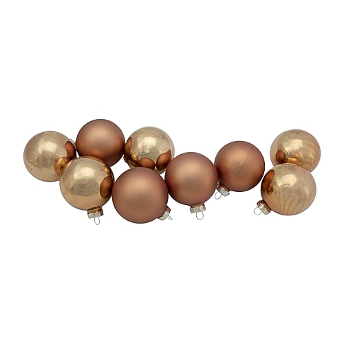 Click here for Northlight 2-Finish Glass Ball 9-pc. Christmas Orn... prices