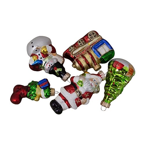 Click here for Northlight Festive Figurine 5-pc. Christmas Orname... prices
