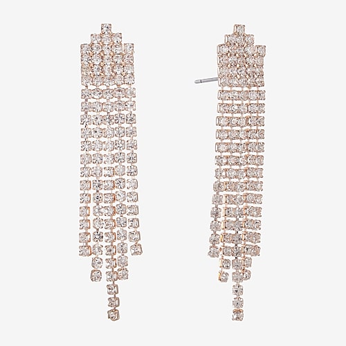 Click here for Monet Jewelry Timeless Rose Gold Tassle Womens Gla... prices