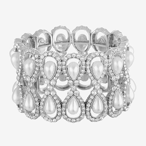 Click here for Monet Jewelry Timeless Womens Glass Simulated Pear... prices