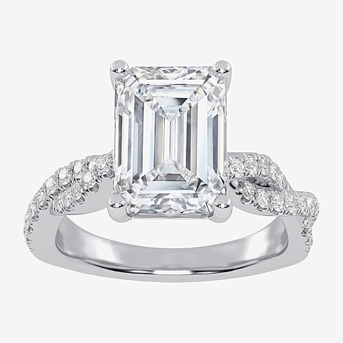 Click here for (G-H / Vs2-Si1) Womens 5 1/3 Ct. T.W. Lab Grown Wh... prices