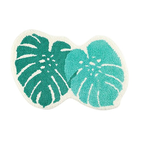 Click here for Town And Country Monstera Bath Rug  One Size  Gree... prices