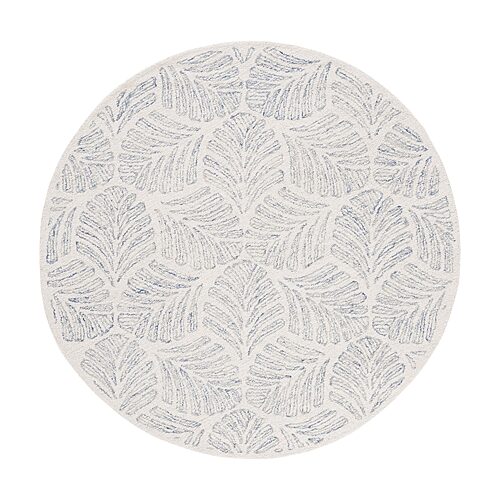 Click here for Martha Stewart Char Floral Hand Tufted 6 X 6 Indoo... prices