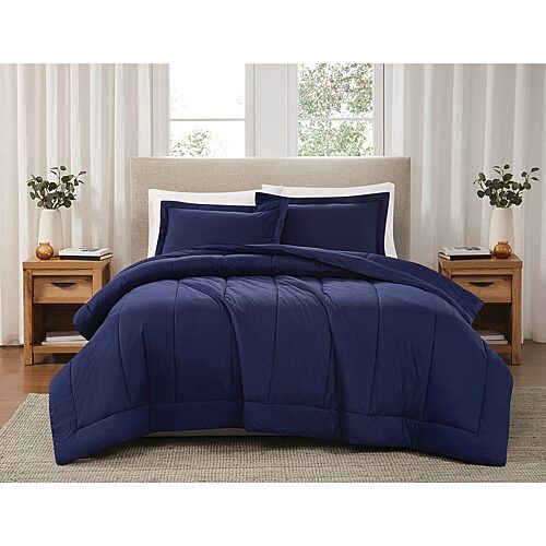 Click here for Brooklyn Loom Solid Cotton Percale 2-Pc. Comforter... prices
