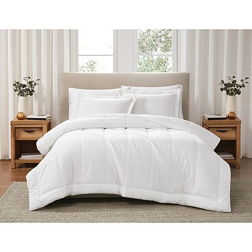 Click here for Brooklyn Loom Cotton Percale Midweight Comforter S... prices
