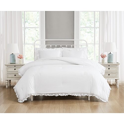 Click here for The Farmhouse by Rachel Ashwell Ruffled Cotton 3pc... prices