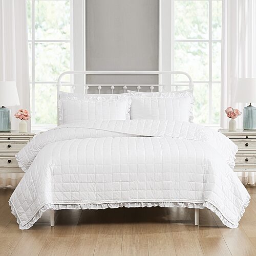 Click here for The Farmhouse by Rachel Ashwel Ruffled Washed Cott... prices