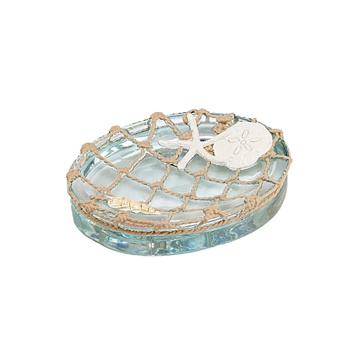 Click here for Avanti Seaglass Seashell and Netting Resin Soap Di... prices