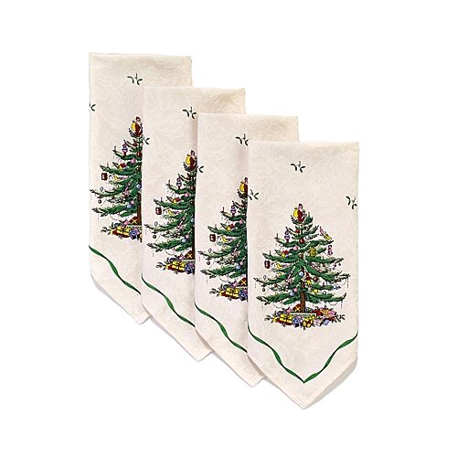 Click here for Spode Christmas Tree Napkins  Set of 4 - Ivory prices