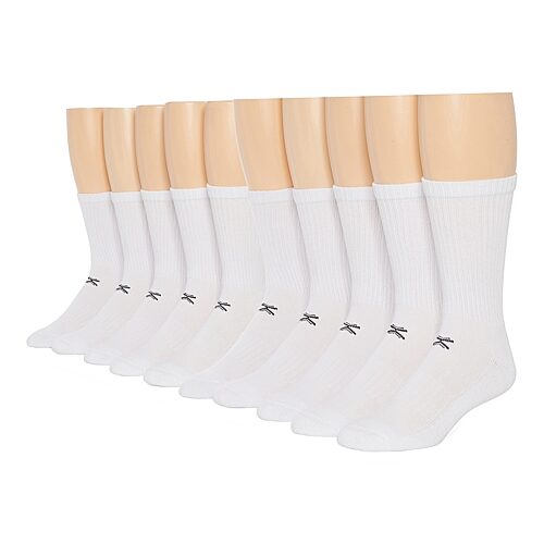 Click here for Xersion Quick-Dri Mens 10 Pair Crew Socks  10-13... prices