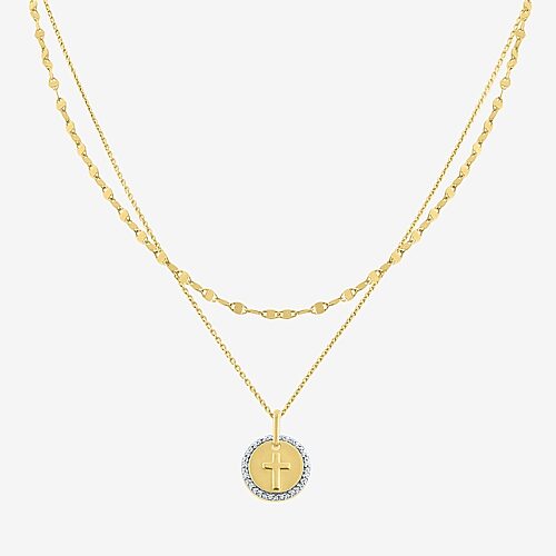 Click here for YES  PLEASE! 2-pc. Diamond-Accent Necklace Set in... prices