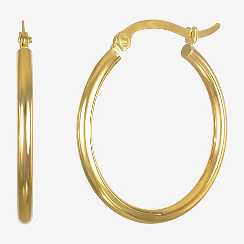 Click here for 14K Gold 15mm - 50 mm Hoop Earrings  One Size prices