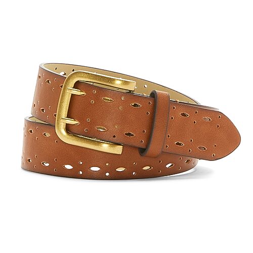 Click here for a.n.a Double Prong Edge Perforated Womens Belt  X-... prices