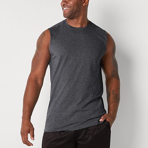 Click here for Xersion Cotton Mens Crew Neck Sleeveless Big and T... prices