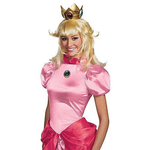 Click here for Womens Princess Peach Super Mario Wig Costume Acce... prices