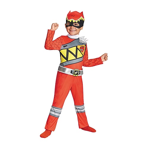 Click here for Boys Dino Charge Red Classic Power Rangers Costume... prices