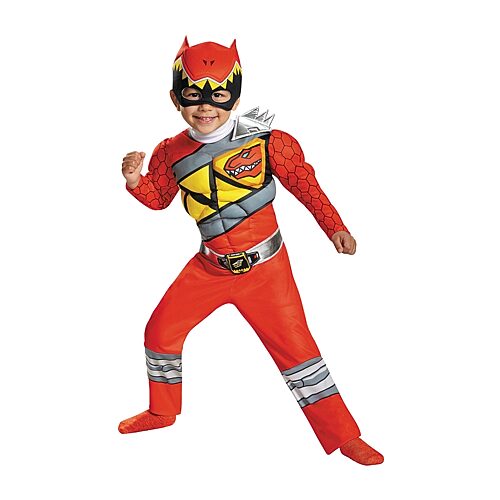 Click here for Boys Dino Charge Red Muscle Power Rangers Costume... prices