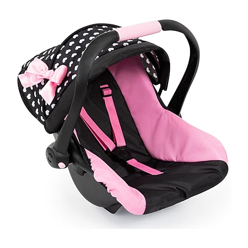 Click here for Bayer Design Deluxe Car Seat With Black & Pink Hea... prices