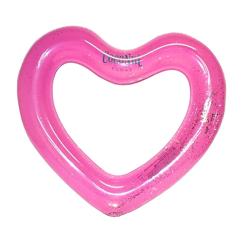 Click here for Coconut Float Pink Glitter Heart Pool Float  One S... prices
