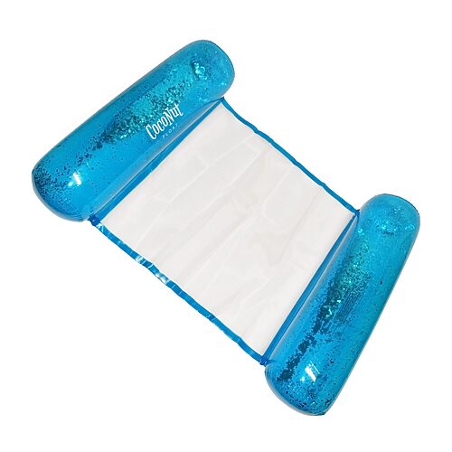 Click here for Coconut Float Blue Glitter Hammock Pool Lounger Po... prices