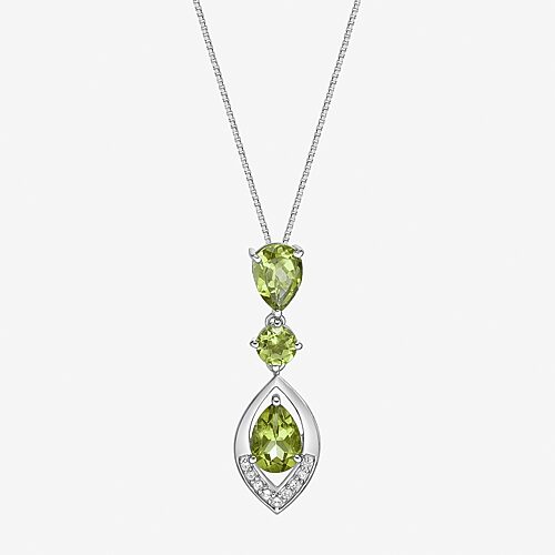 Click here for Womens Gemstone Sterling Silver Pendant Necklace... prices