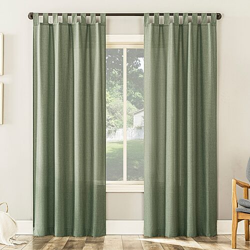 Click here for No 918 Jacob Tab Top Sheer Single Curtain Panel  O... prices