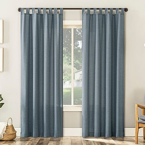 Click here for No 918 Jacob Tab Top Sheer Single Curtain Panel  O... prices