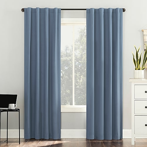 Click here for Cyrus Thermal 100 Blackout Back Tab Curtain Panel... prices