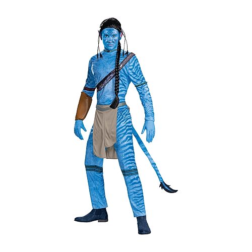 Mens Deluxe Avatar Costume  Large-x-large  Blue